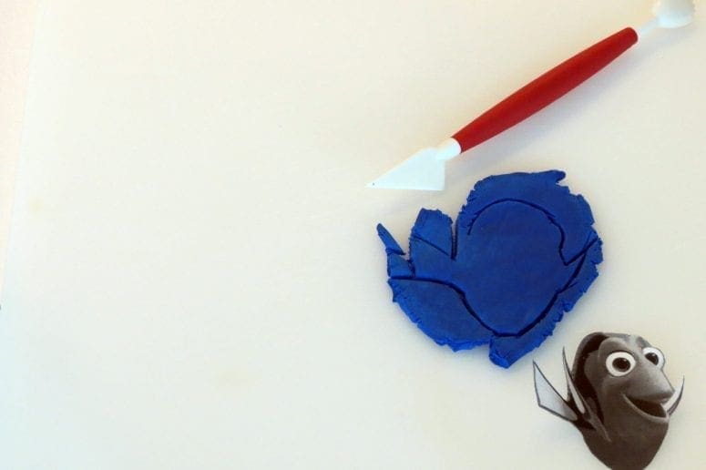 Finding Dory Inspired Chocolate Covered Ice Cream Waffle Bowl