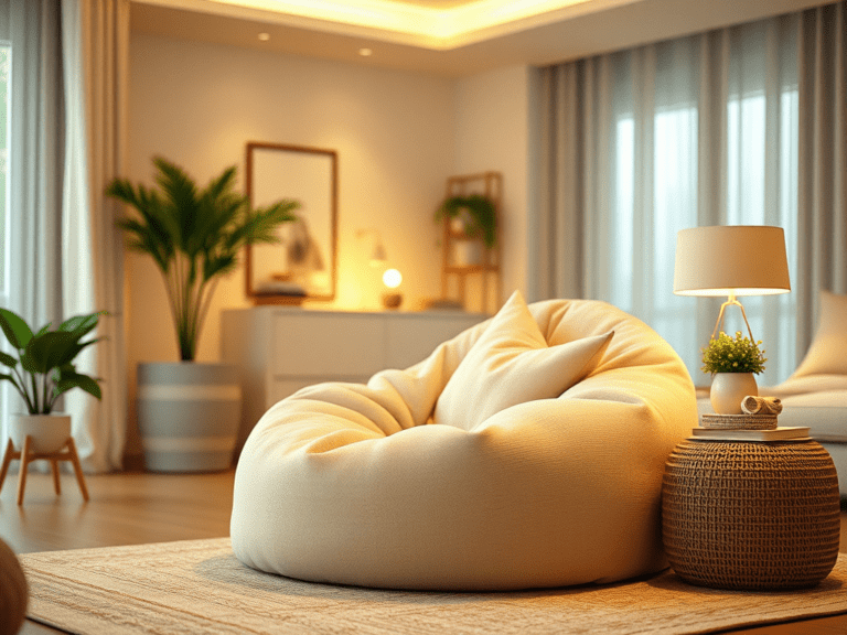 Chic and Cozy: How Bean Bags Transform Living Room Vibes